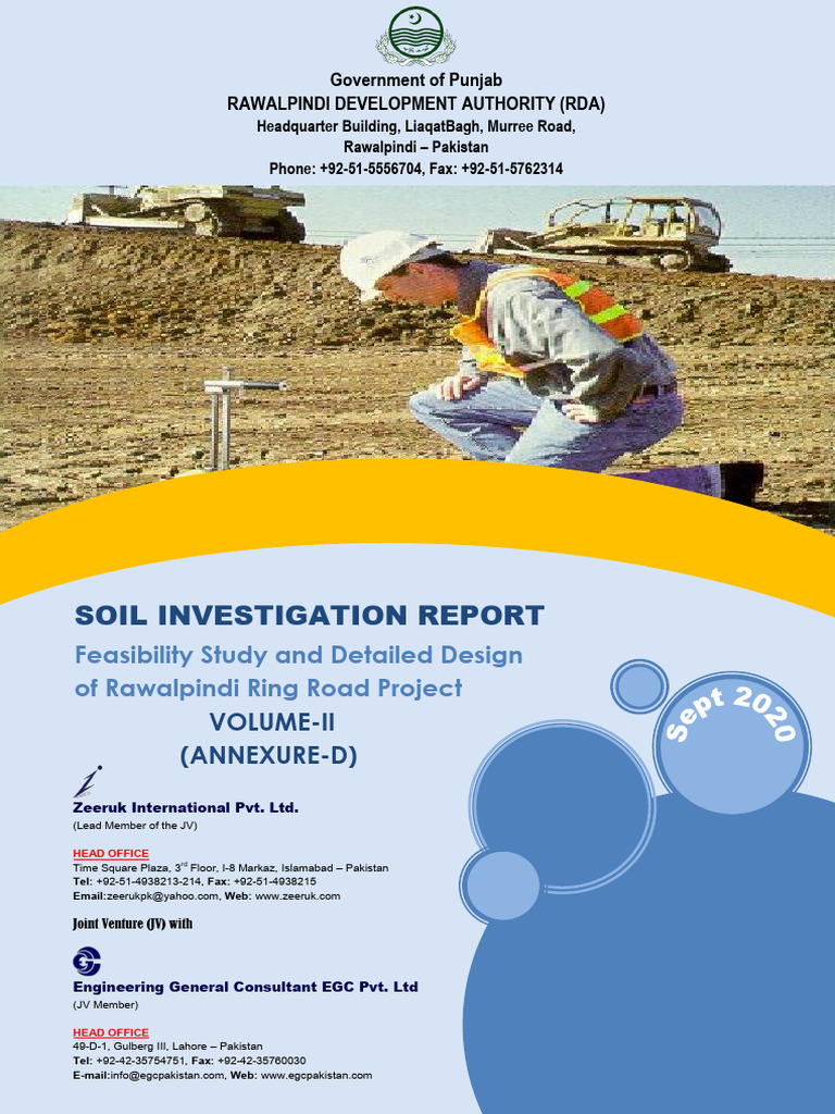 Final Soil Testing Report R3 P-II (17-9-2020) | PDF