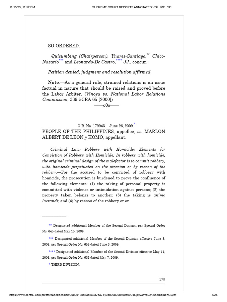 5 People vs. de Leon | PDF | Robbery | Homicide