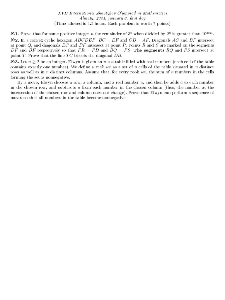 G13 2021 IZOM Day1 Solution | PDF | Vertex (Graph Theory) | Mathematical Analysis