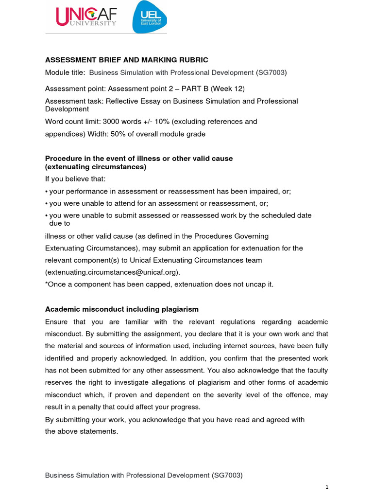 Reflective Essay on Business Simulation | PDF | Essays | Critical Thinking