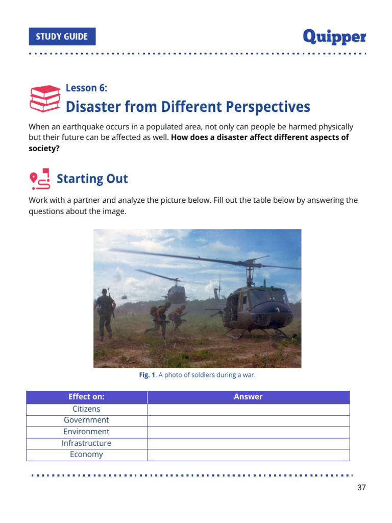 L2 Disaster From Different Perspectives | PDF | Social Science
