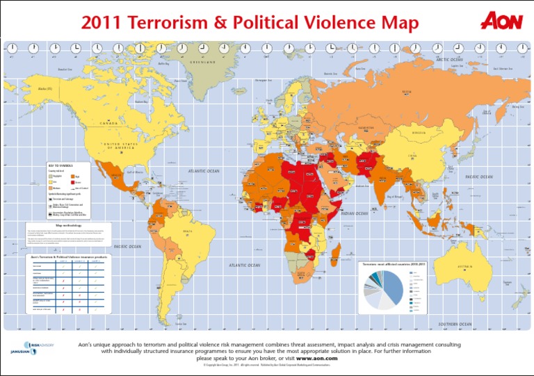 Terrorism and Political Violence Map | PDF