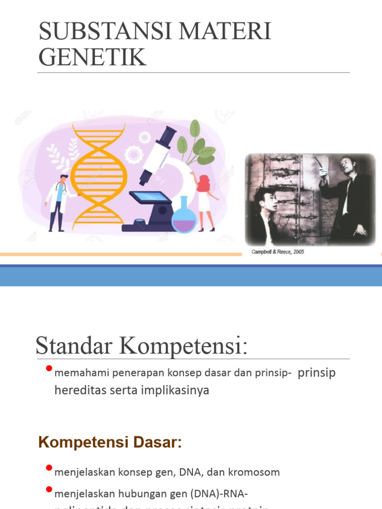 Substansi Materi Genetik | PDF