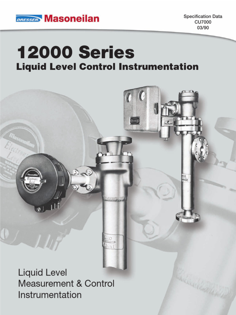 Series Pneumatic Level Spec Data Cu7000 | PDF