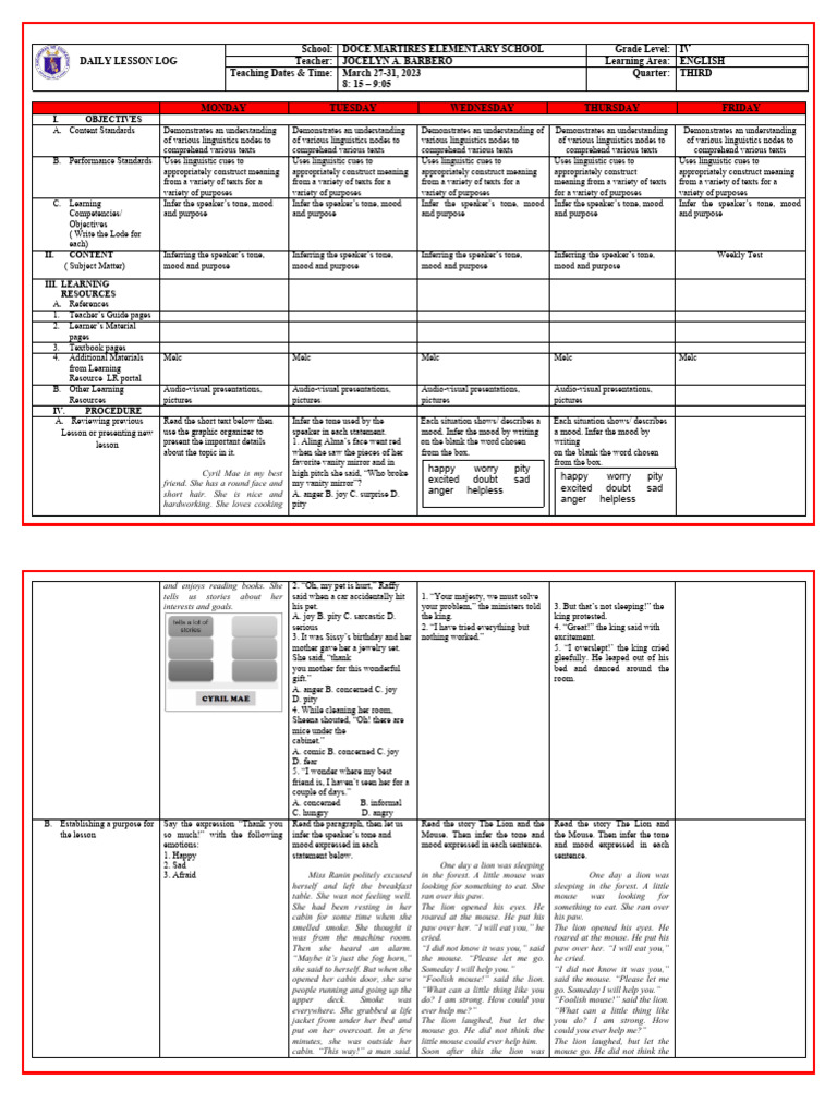 DLL Eng q3 g4 w8 Infer | PDF