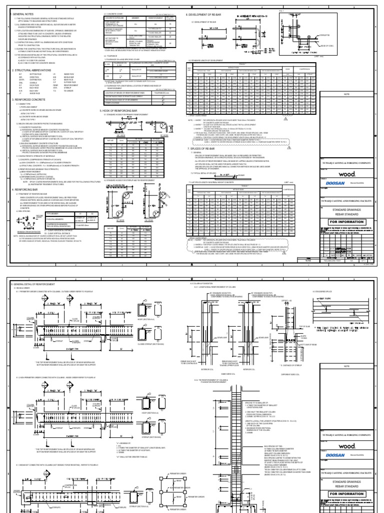 Twq-Xb00-Zen-170007-1 - Standard Drawings - Rebar Standard | PDF