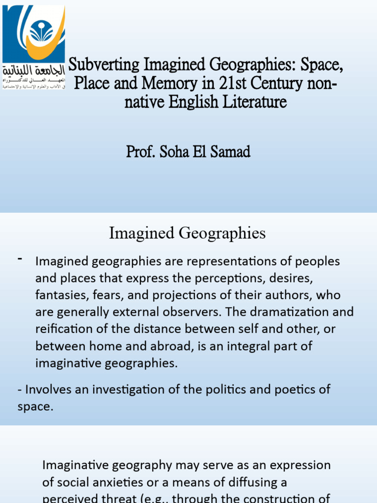 Subverting Imagined Geographies | PDF