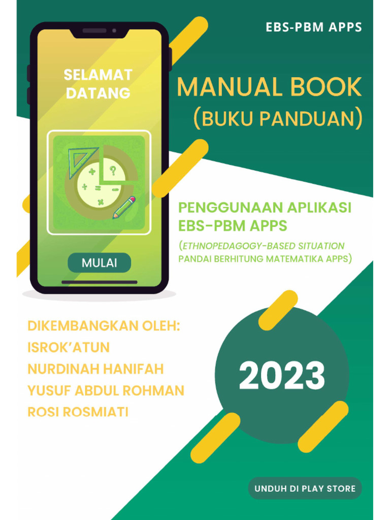 Manual Book EBS-PBM Apps | PDF
