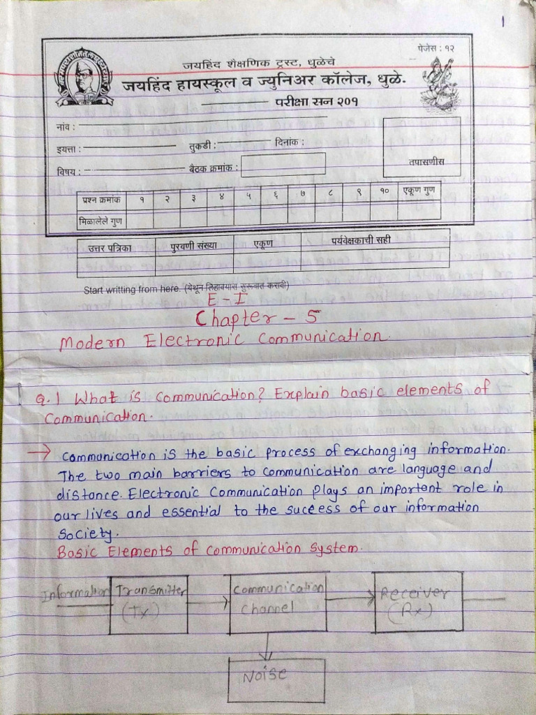 Electronic-1 - 5. Modern Electronic Communication | PDF
