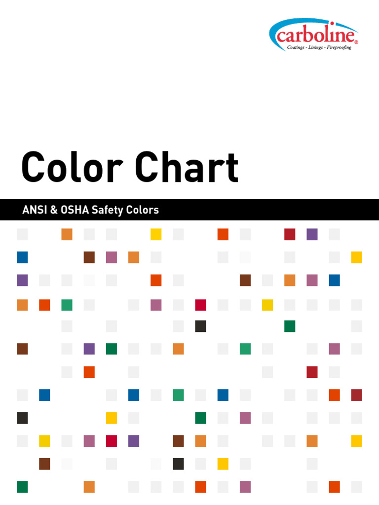 Color Chart Safety | PDF | Color | Artistic Techniques