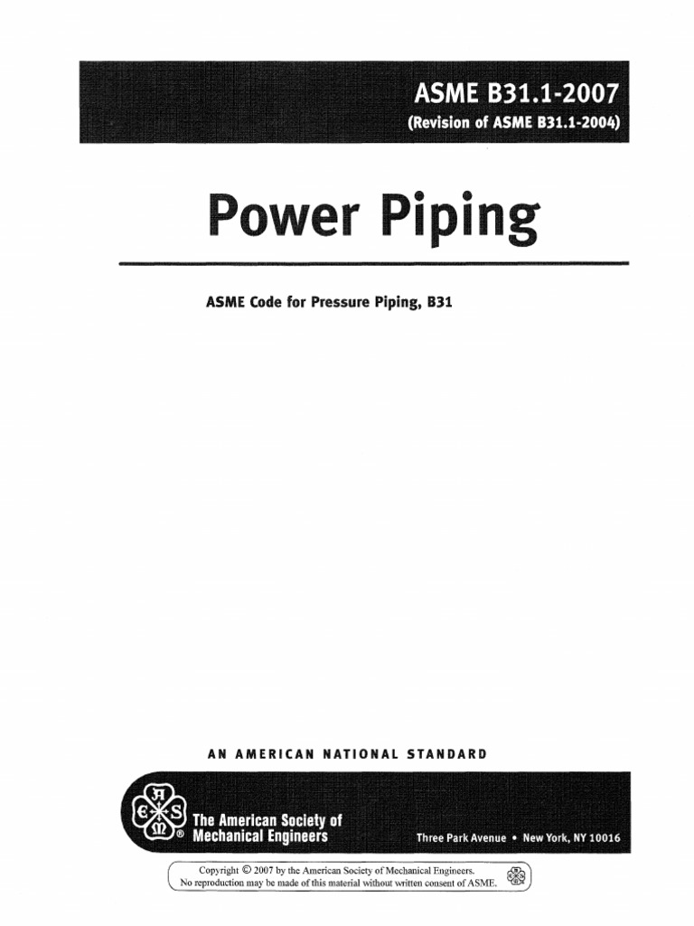 Power Piping: ASME Code For Pressure Piping, 831 | PDF | Nondestructive ...