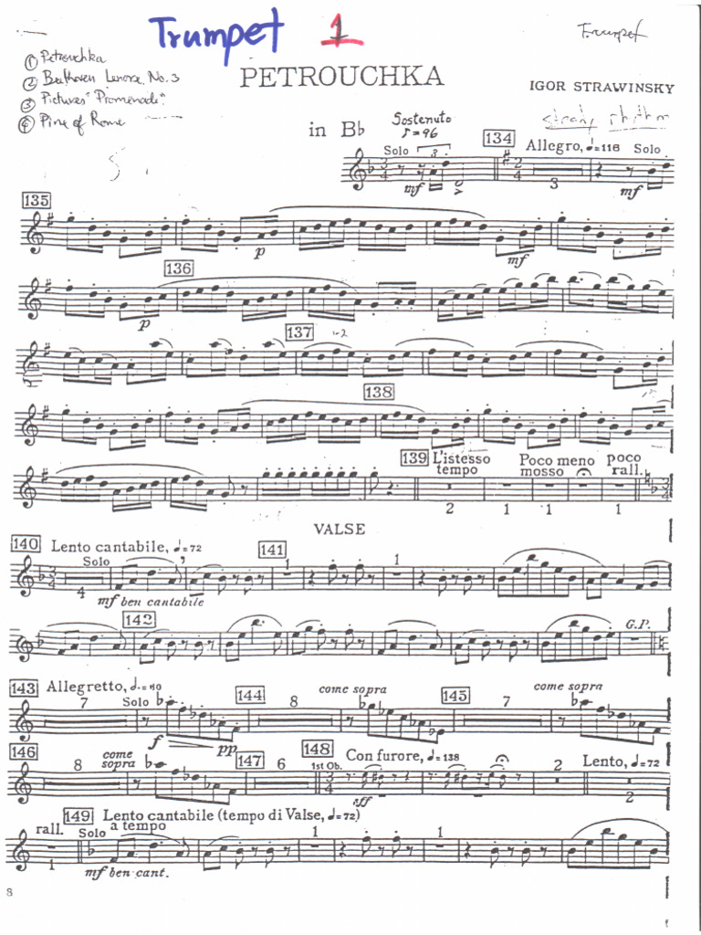 Trumpet - Excerpts | PDF