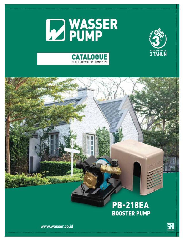 Pump Datasheet Wasser Booster Pump PB218EA | PDF | Law