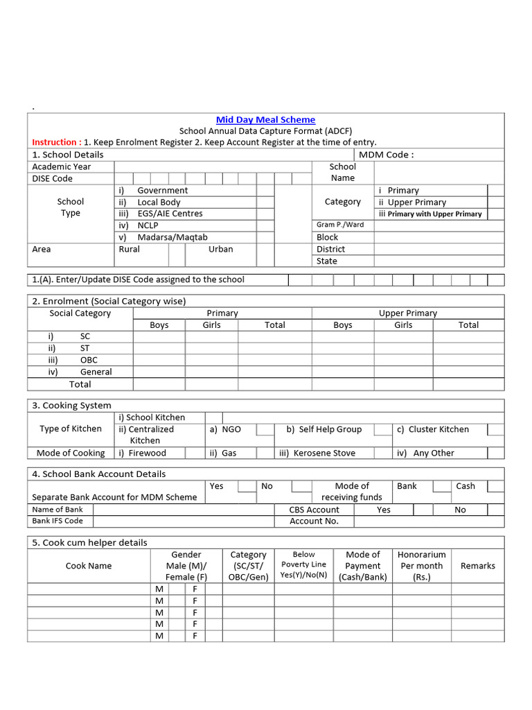MDM Annual Format | PDF | Kitchen | Kitchen Utensil