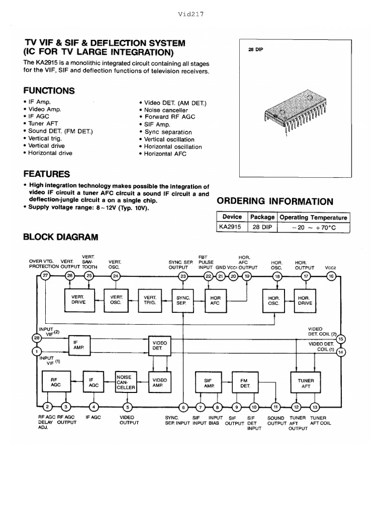 KA2915 Datasheet | PDF