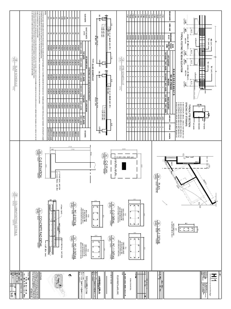 S-2D Footing Tie Beam Schedule Slab Schedule - Footing - Column Details ... S-2D Footing Tie Beam Schedule Slab Schedule - Footing - Column Details ...