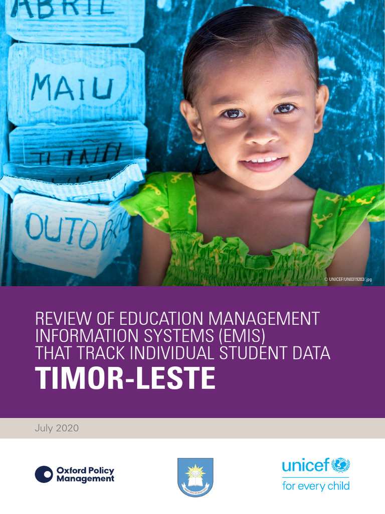EMIS Review: Student Data in Timor-Leste | PDF | Data | Unicef