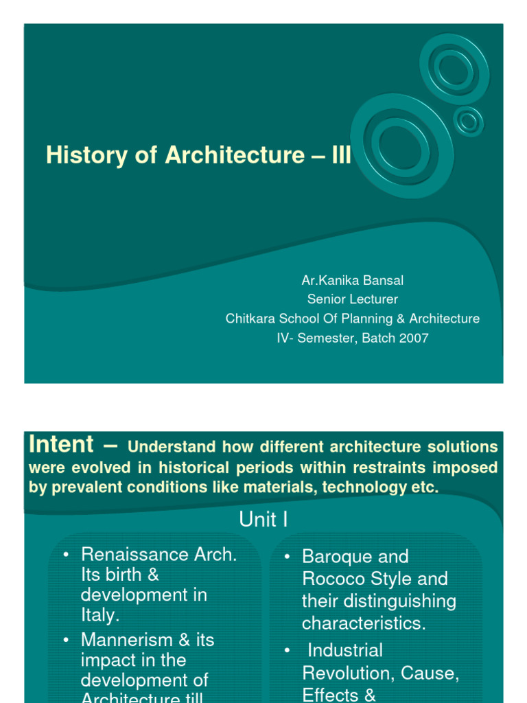 Lecture 1 Part 1 Renaissance | PDF