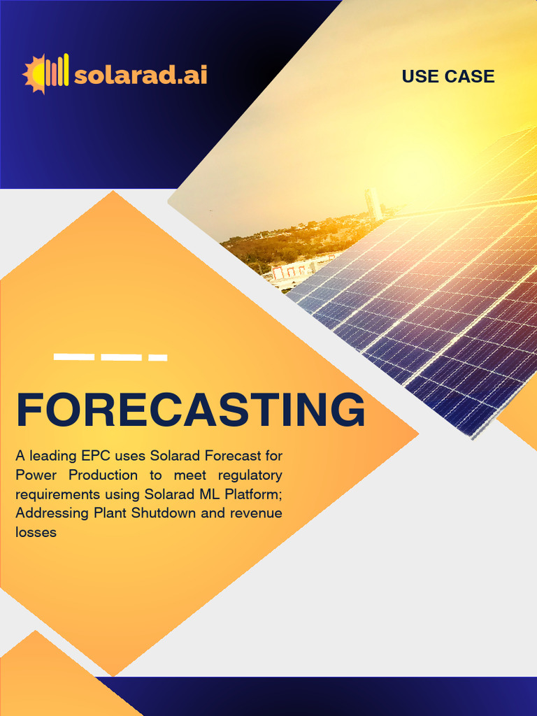 Solarad (Brochure) | PDF | Forecasting | Electrical Grid