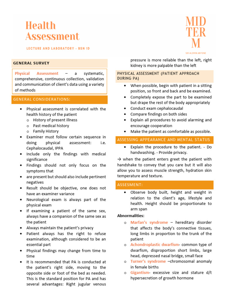 General Survey | PDF