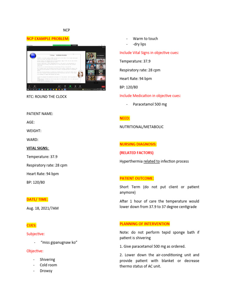 How To Make NCP | PDF | Diseases And Disorders | Health Care