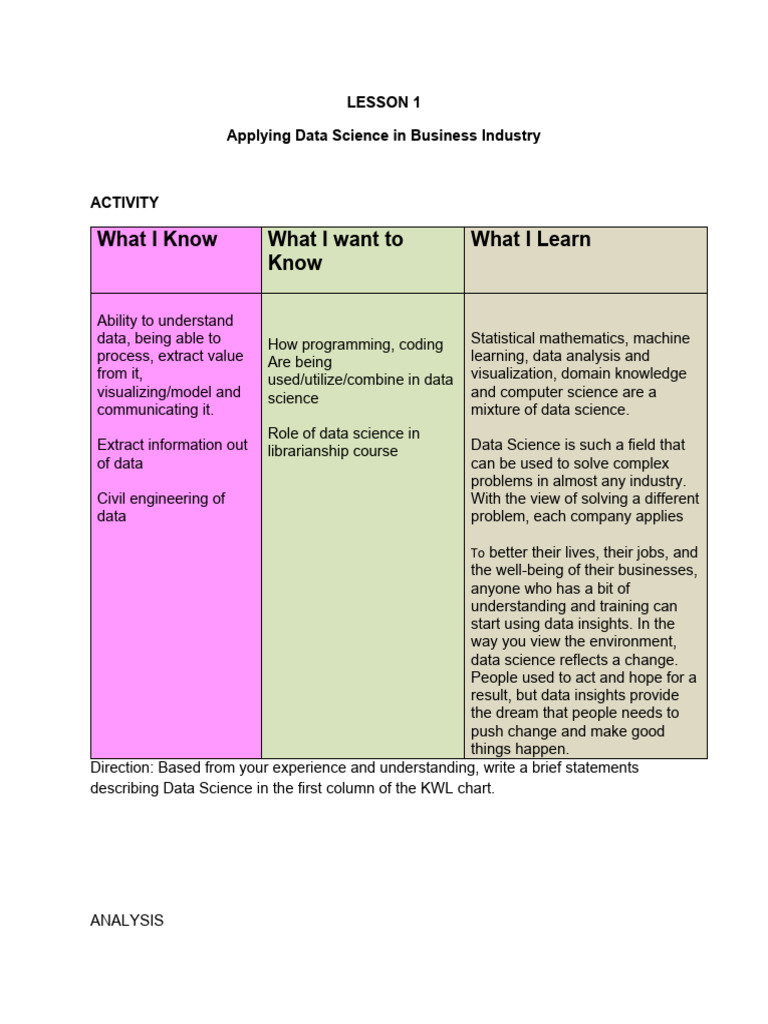 Module 1 Data Science | PDF | Data Science | Data