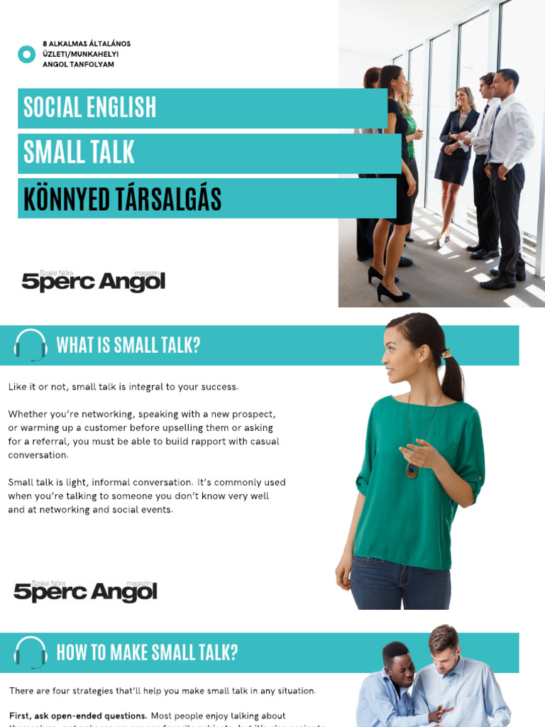 5PA - GeneralBusiness - English07 - SMALLTALK Másolata | PDF | Communication | Human Communication