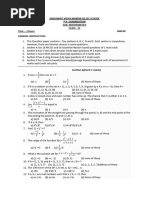 DoE Practice Paper 2025 Gr11 - Maths | PDF | Mathematics