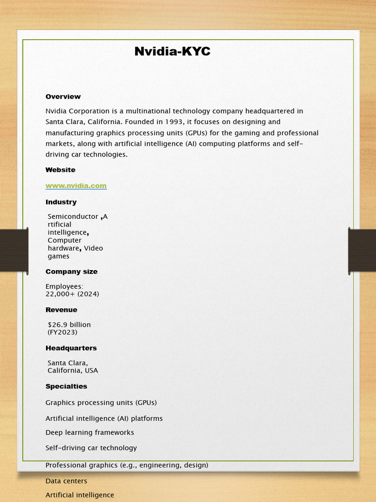 Nvidia Vamsi 12113081 | PDF | Graphics Processing Unit | Computing