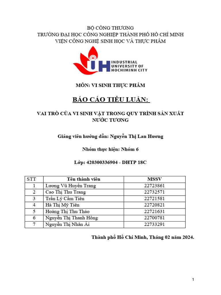 Nhóm 6 - DHTP 18C-VSTP | PDF