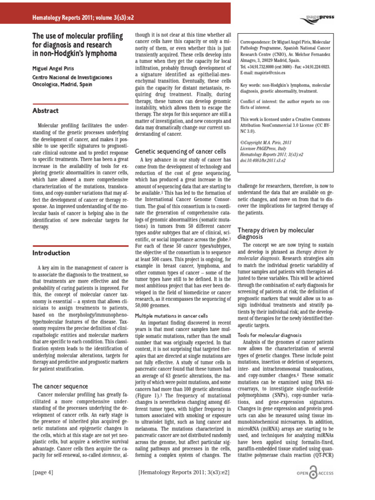 Hematolrep 03 E2 v2 | PDF | Single Nucleotide Polymorphism | Cancer