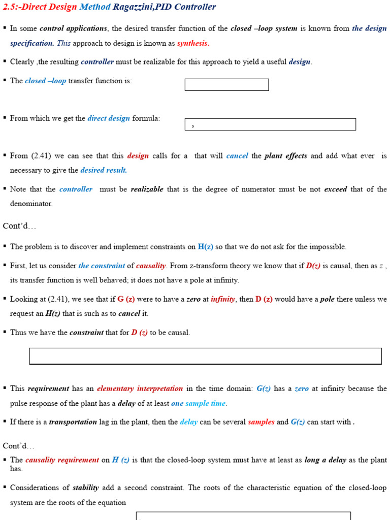 Digital Control System Lecture - 3 | PDF | Control Theory | Applied ... Digital Control System Lecture - 3 | PDF | Control Theory | Applied ...