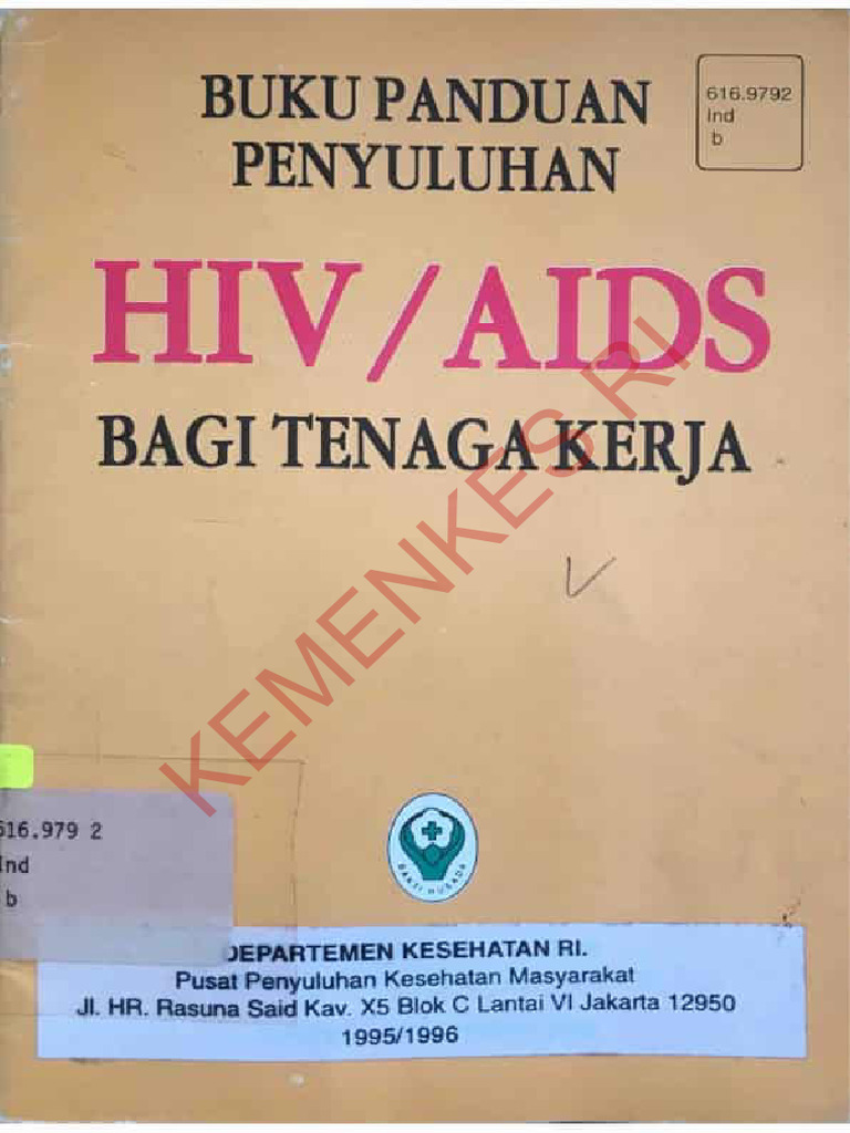 Buku Panduan Penyuluhan Hiv Aids Bagi Tenaga Kerja - 001 | PDF