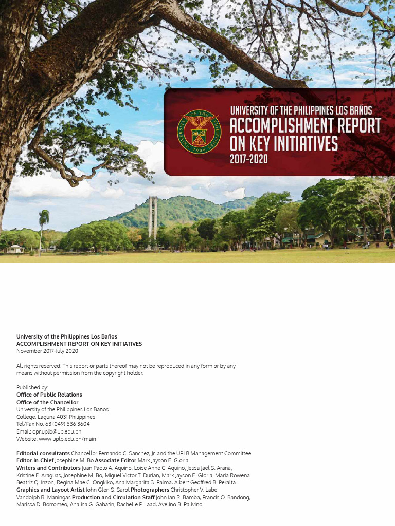 Accomplishment Report On Key Initiatives | PDF