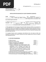 DAR - Application For Issuance of Land Transfer Clearance | PDF ...