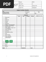 1.4a Toilet Inspection Checklist | PDF | Toilet | Hygiene