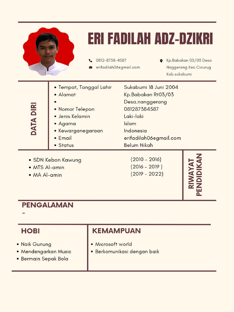 Dokumen-WPS Office CV | PDF