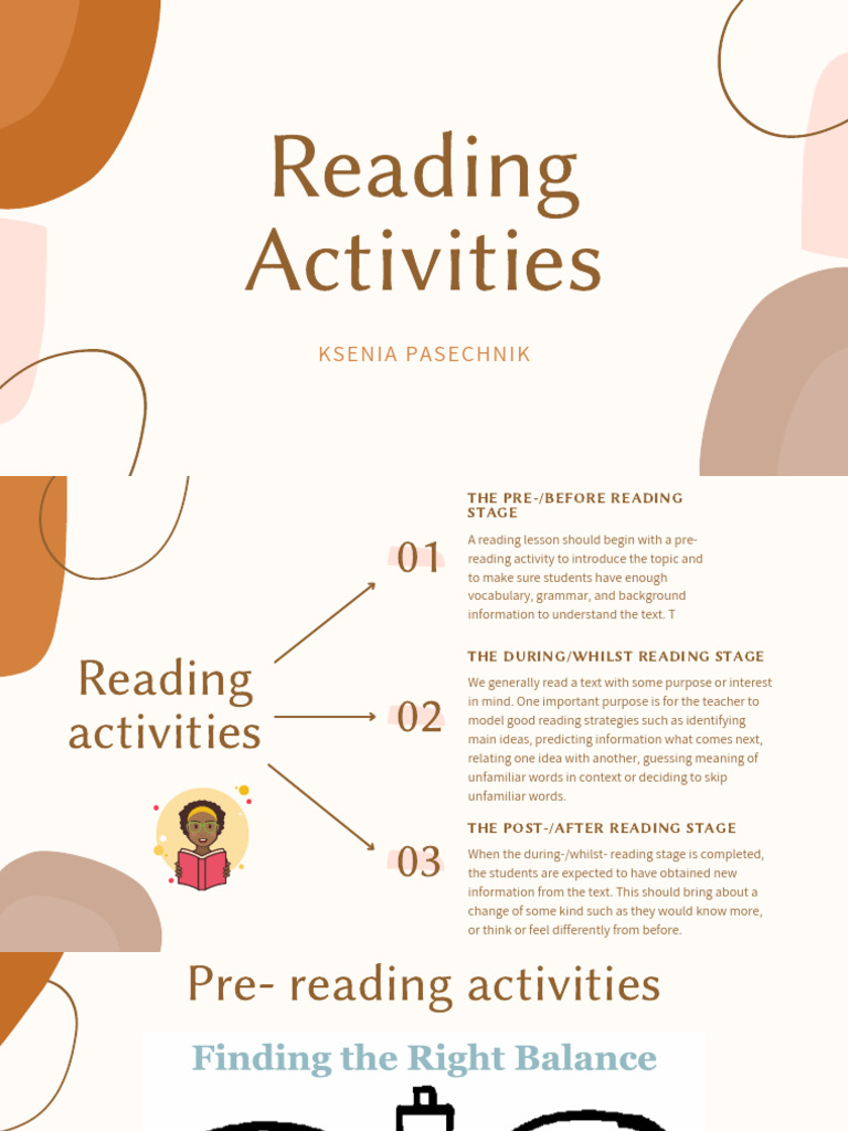 Pre - Reading Activities Part 1 PDF | PDF | Communication | Pedagogy