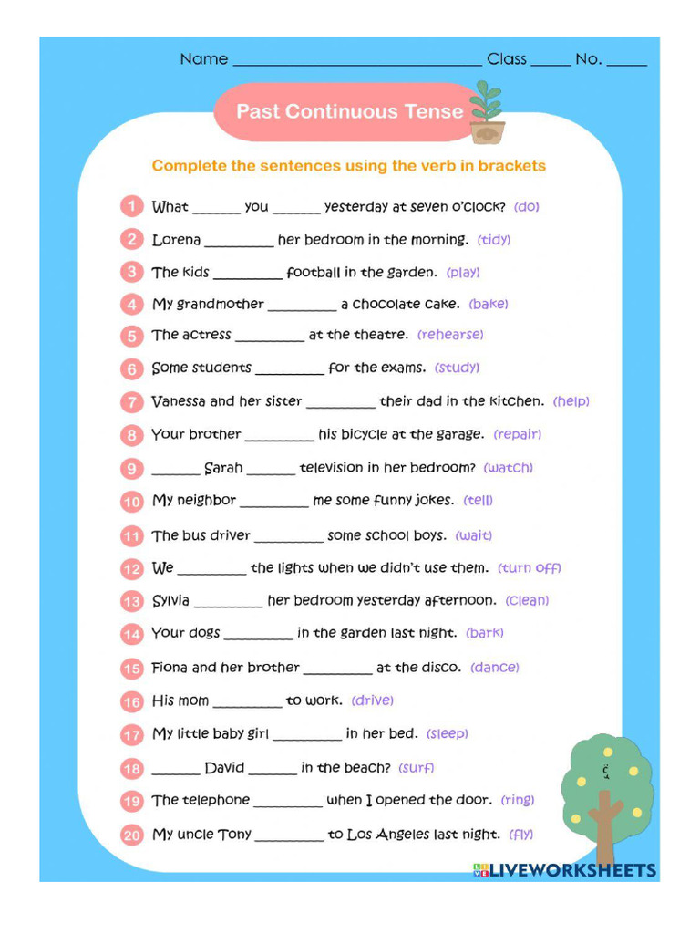 Past Continuous | PDF