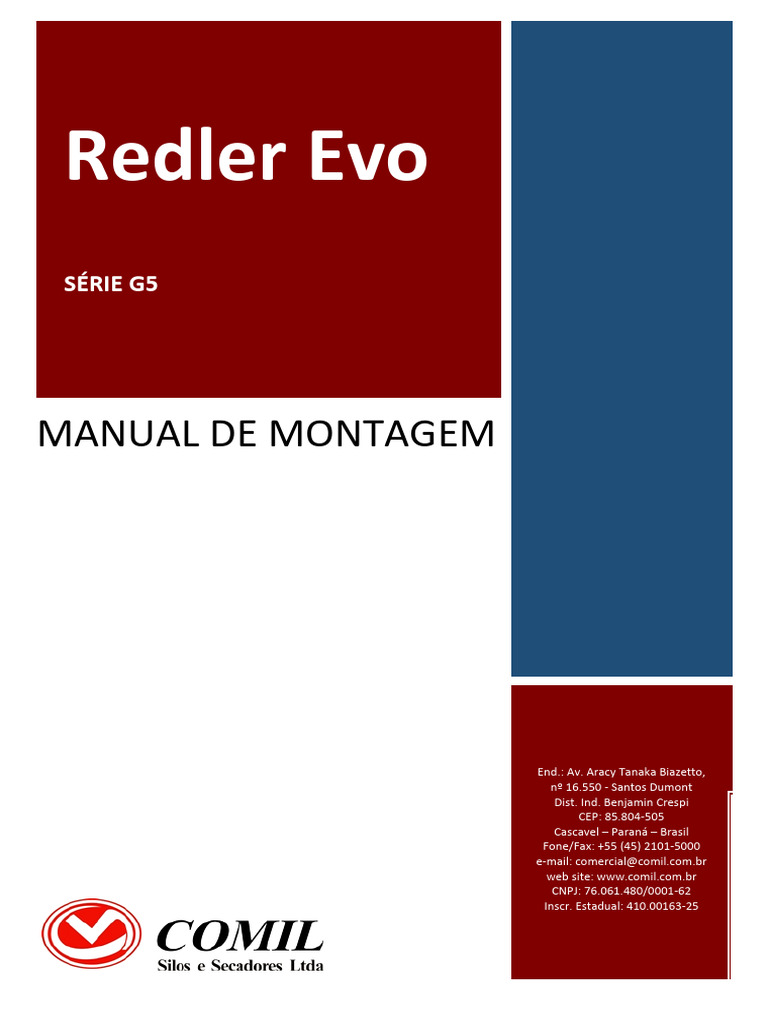 Redler Evo: Manual de Montagem | PDF