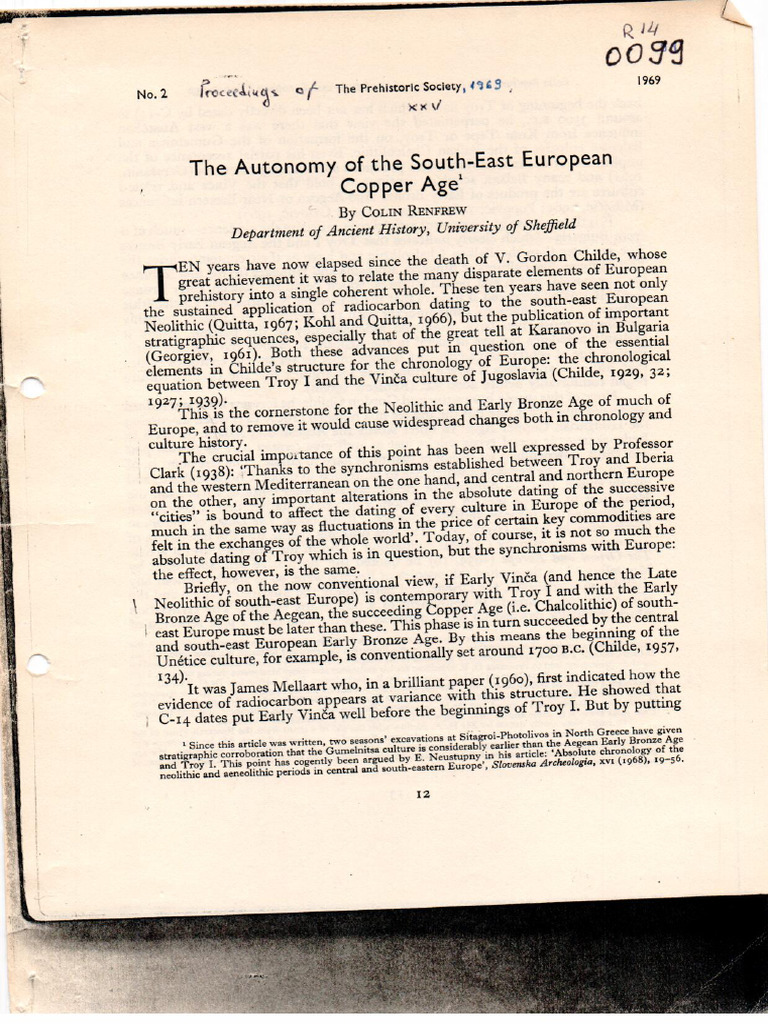 Renfrew - Copper Age | PDF