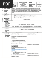 Detailed Lesson Plan in Mathematics 7 - Inductive Method | PDF ...