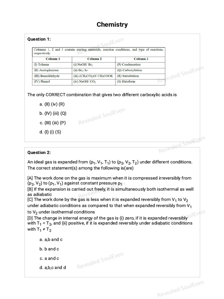 Chemistry Sheet Haxked - 5 | PDF | Redox | Glucose