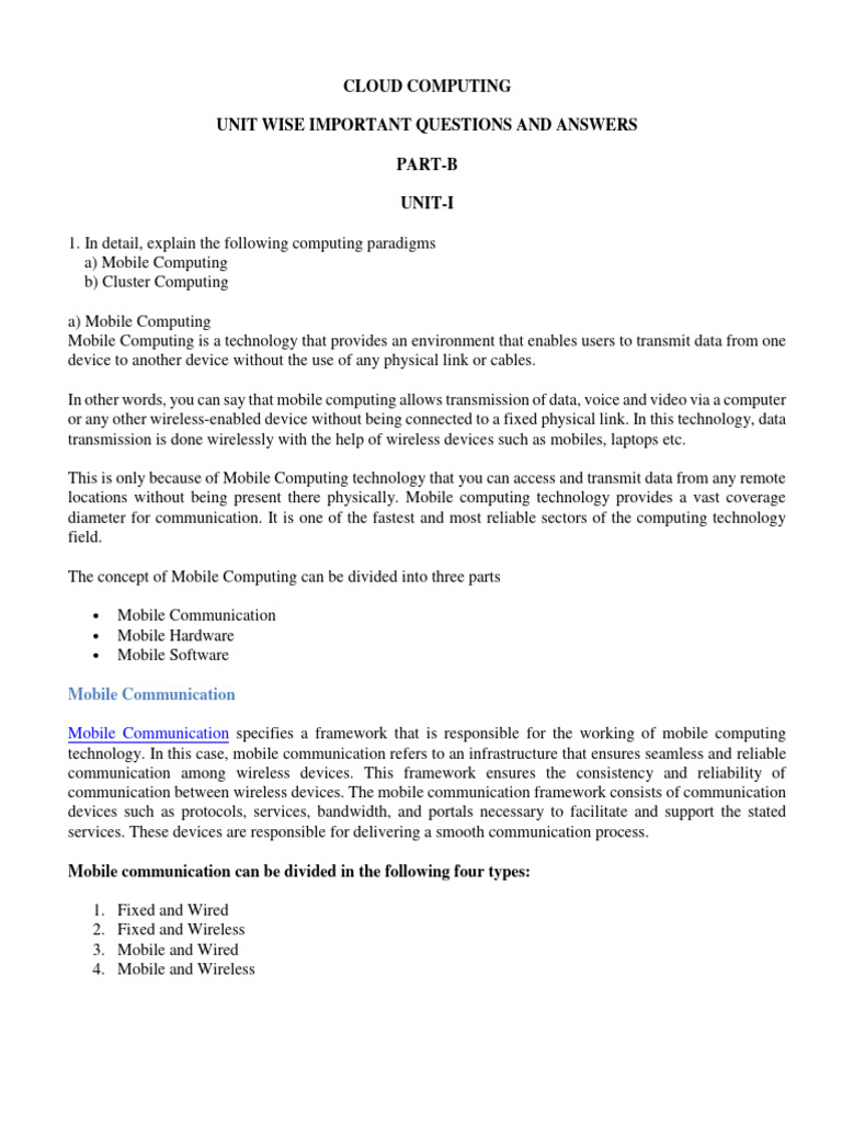 CC Units 1 5 Final | PDF