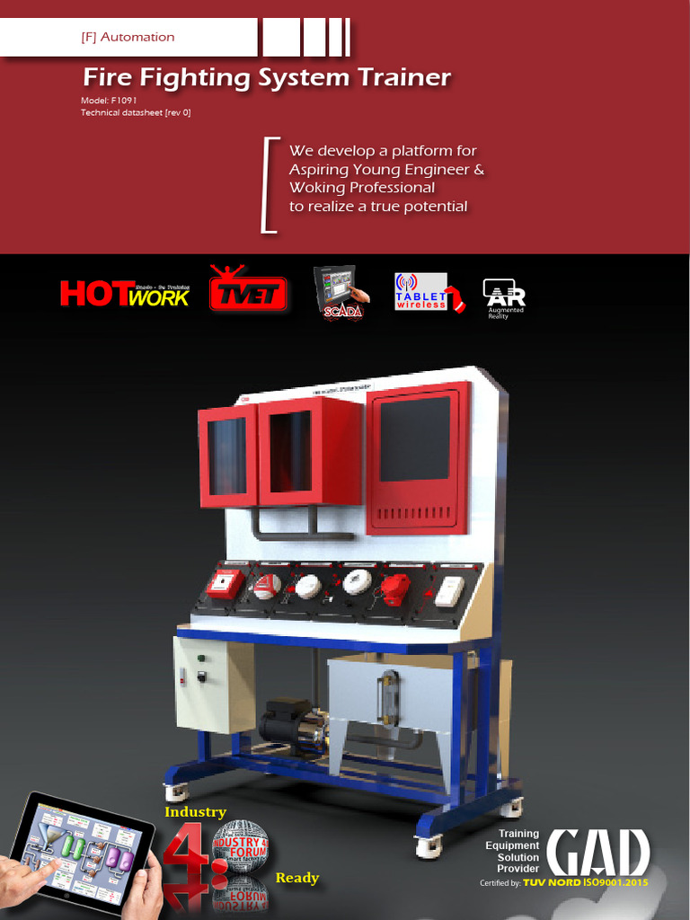 F1091 - Fire Fighting System Trainer | PDF