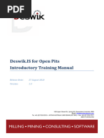 Deswik Scripting Training Manual | PDF | Comma Separated Values | Object (Computer Science)