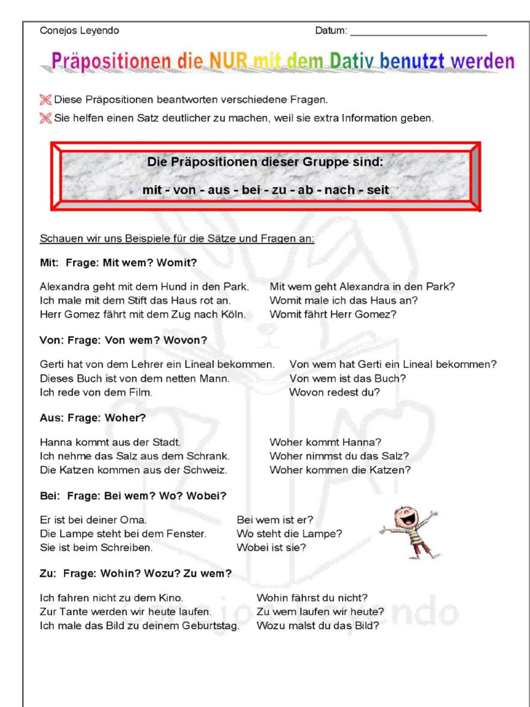 Akk+dativ A | PDF