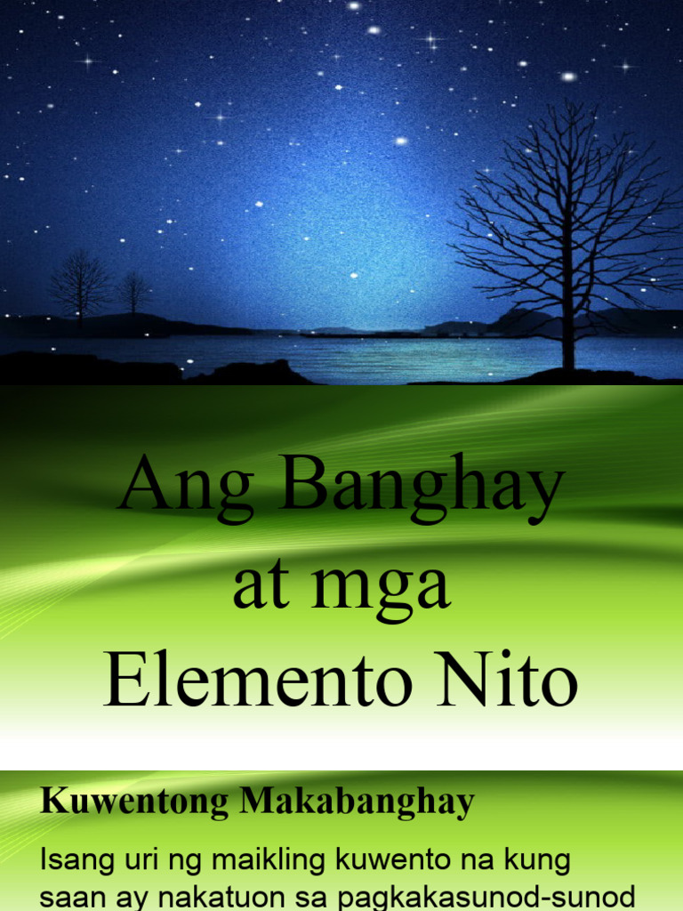 Elemento NG Banghay | PDF
