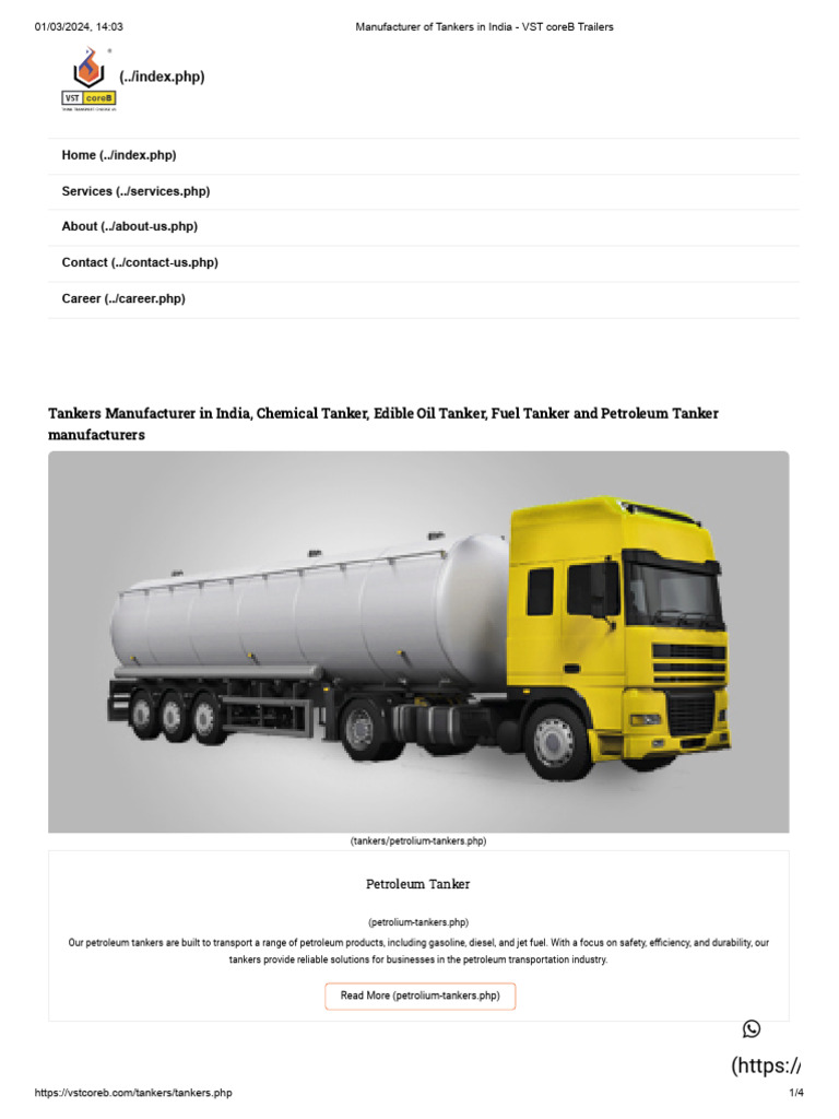 Petroleum Tankers Manufacturer India | PDF | Oil | Oil Tanker