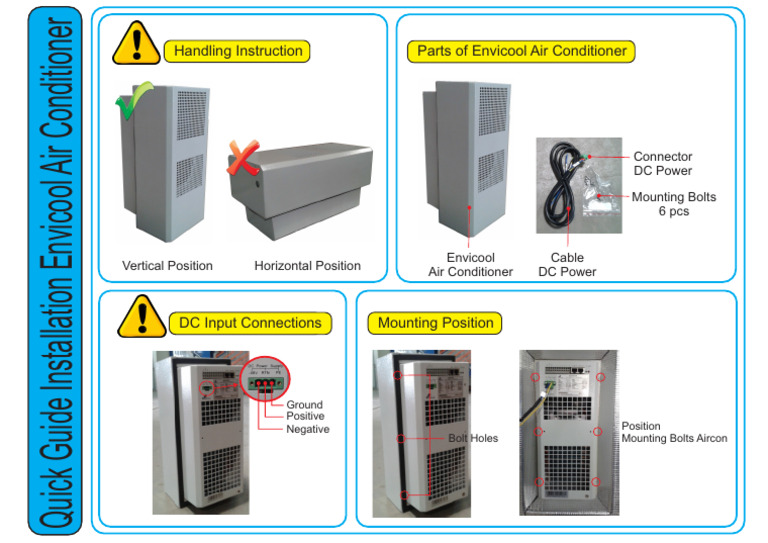 Quick Guide Installation DC Aircon - Envicool | PDF